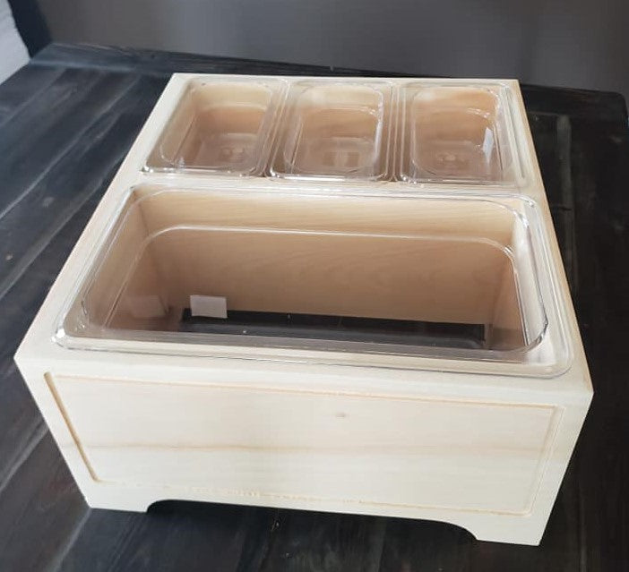 *Blank - Wine Chiller with Condiment Trays – Hammer & Stain Virginia Beach